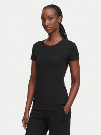 Emporio Armani T-Shirt EW002904 AF25589 UC001 Schwarz Regular Fit