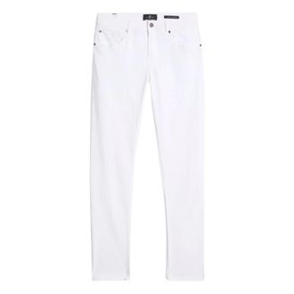 7 For All Mankind Homme, Jeans, Blanc, Taille: W31 Slimmy Tapered Jeans