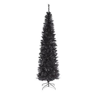 National Tree Company National Tree TT33-704-60 Lametta-Baum mit Metallst&auml;nder, 180 cm, Schwarz