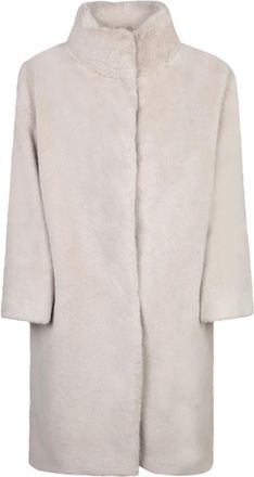 Herno Chantilly Kunstpelzmantel - - Coats - Damen - Wei&szlig; - L