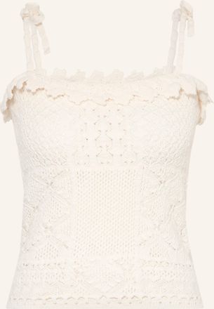 BA&SH Ba&Sh Stricktop Sela weiss