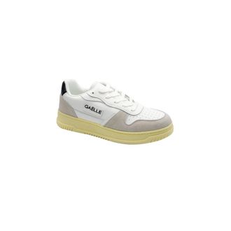 Ga&euml;lle Paris Wei&szlig;e und graue Ledersneaker - - Shoes - Herren - Mehrfarbig - 43 EU