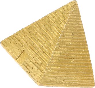 BESPORTBLE Baluue Kleine Goldene Pyramide aus Resin Langlebiges &Auml;gyptisches Miniaturmodell Kreative Tischdeko f&uuml;r Zuhause und B&uuml;ro Vielseitiges Geschenk f&uuml;r Samm
