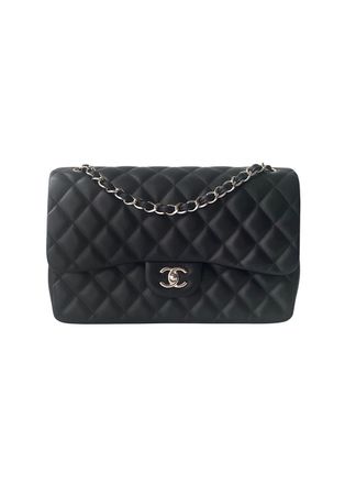 Chanel Quilted Lambskin Classic Jumbo Double Flap
