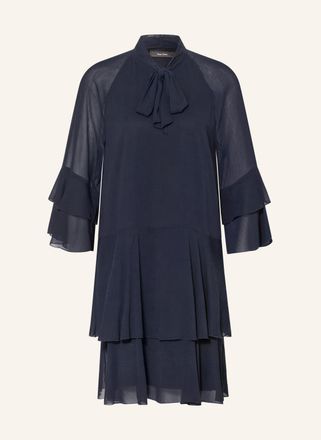 Vera Mont Cocktailkleid Mit Schluppe Und Volants blau