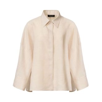 Fabiana Filippi Femme, Blouses et Chemises, Beige, Taille: 38 FR Fabiana Filippi Chemises