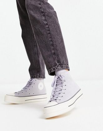 Converse Lift Hi - Sneaker in Hellblau