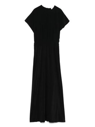 Matteau robe en soie - Noir