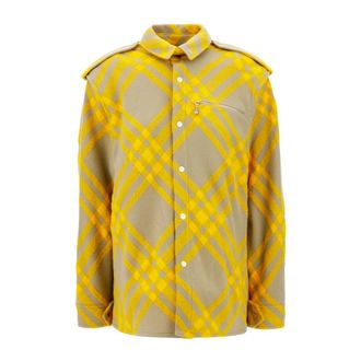 Burberry Karo-Woll-Overshirt - - Jackets - Damen - Mehrfarbig - 4XS