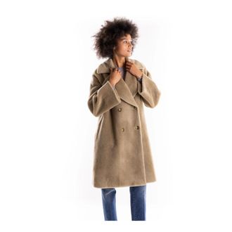 Marella Rosalia Coat - - Coats - Damen - Beige - XS