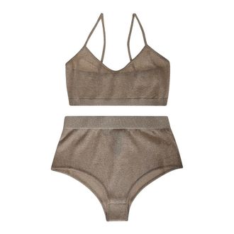 Federica Tosi Femme, Sous-v&ecirc;tements, Brun, Taille: 38 FR Maglia