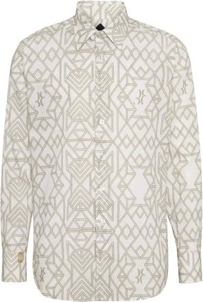 Billionaire Boys Club Chemise &agrave; motif g&eacute;om&eacute;trique - Homme - Chemises - Blanc - Taille: XL