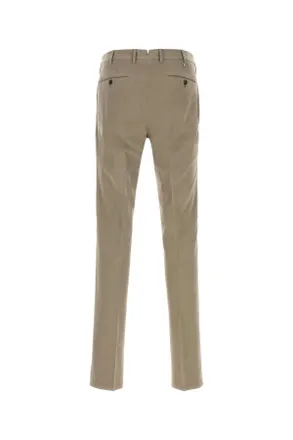 Pantaloni Torino Mens Dove Grey Stretch Cotton Blend Pant Tortora Pantaloni Trousers