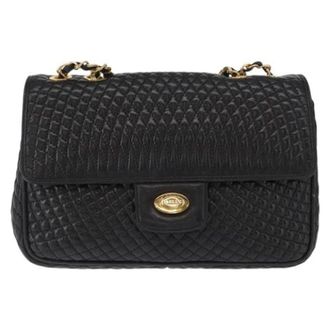 Bally Pre-owned Leder-Schultertasche - - Pre-owned - Damen - Schwarzk - ONE SIZE