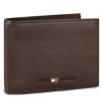 Tommy Hilfiger Geldb&ouml;rse Tommy Hilfiger Johnson Cc Flap And Coin Pocket AM0AM00660/82566 Braun