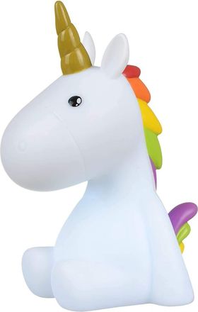 LA CHAISE LONGUE LED Nachtlicht Dekofigur EINHORN weiss farbwechselnd