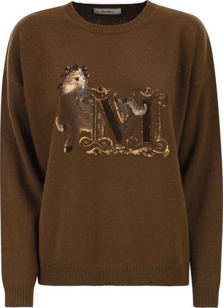 Max Mara Mxmterra pull surdimensionn&eacute; en laine et cachemire