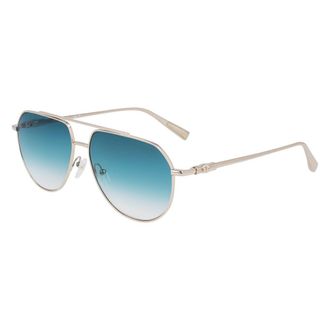 Longchamp Gold Metall Sonnenbrille