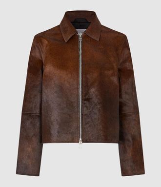 Sams&oslash;e & Sams&oslash;e Veste Salylo Dark Brown Dip Dye