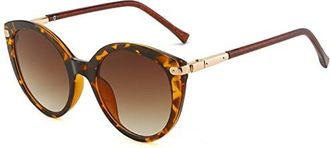 Generic Lunettes de soleil rondes tendance 2025 pour hommes et femmes, décoration de vacances en plein air (couleur : B, taille : moyenne), E, Taille unique