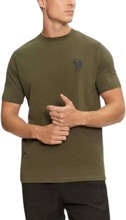 Karl Lagerfeld Homme, Tops, Vert, Taille: S T-shirt &agrave; col rond