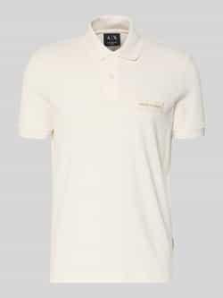 A|X Armani Exchange Regular Fit Poloshirt mit Label-Detail