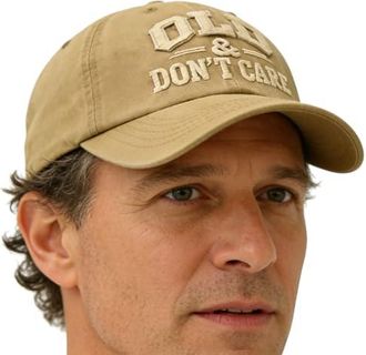 Generico Chapeau de Baseball | avec taille r&eacute;glable sans soucis | Casquettes de Baseball Vintage Amusez-vous avec Broderie pour Hommes - pour Golf Course Gym C