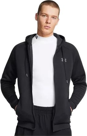 Under Armour Homme, Sweatshirts et sweats &agrave; capuche, Noir, Taille: XS Sweat ML capuche molleton&eacute;