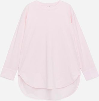 Arket Langarmshirt Im Hemddesign -Rosa