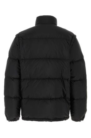 Prada Mens Black Re-Nylon Down Jacket Nero Piumini