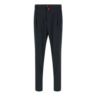 Kiton Homme, Pantalons, Bleu, Taille: W34 Pantalon