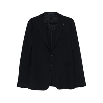 Tagliatore Virgin Wool Blend Jacket - - Jackets - Herren - Blau - XL
