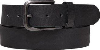 Alberto Herren Gürtel schwarz Glattleder