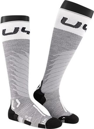 UYN Herren Skisocken grau Mikrofaser unifarben