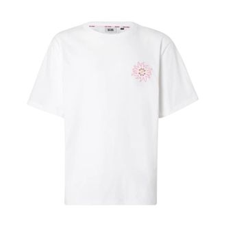 GCDS Baumwoll T-shirt - - Tops - Herren - Wei&szlig; - XS