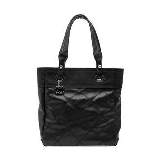 Chanel Pre-owned Sac cabas matelass&eacute; losanges - Femme - Pre-owned - Noir - Taille: ONE Size