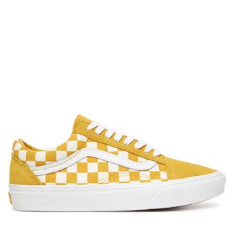 Vans Sneakers aus Stoff Vans Old Skool Checkerboard VN000DB3ZX71 Gelb
