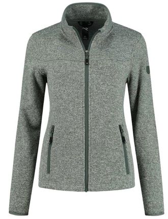 Kjelvik Strickfleecejacke Iris Strickjacke Fleecejacke schnelltrocknend, atmungsaktiv, w&auml;rmend, Fleecefutter
