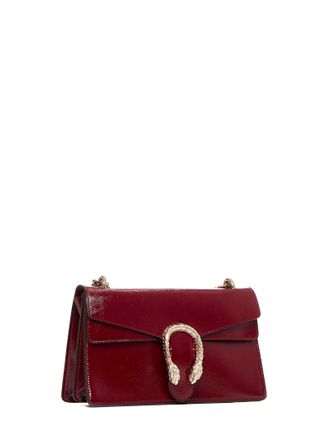 Gucci Womens Dionysus Medium Shoulder Bag Bordeaux Calfskin