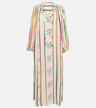 Velvet Robe midi en coton