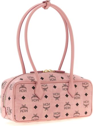 MCM Aren East West Shoulder Bag - Pink