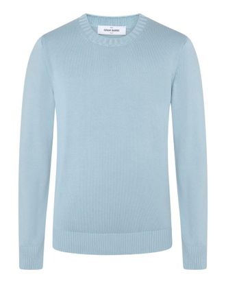 Gran Sasso Softer Rundhals-Pullover aus &auml;gyptischer Baumwolle in