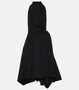 Proenza Schouler Robe portefeuille Yoko en coton mélangé