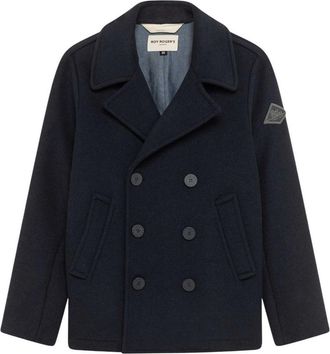 Roy Rogers Manteau Au Genou - Bleu