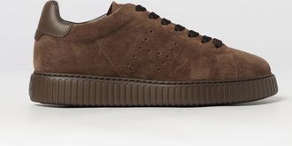Hogan Baskets H-Stripes en daim avec logo H perfor&eacute;