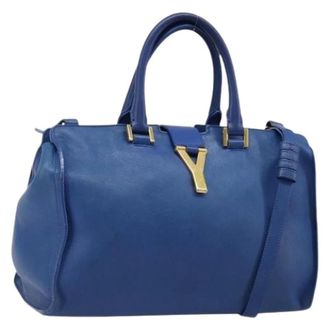 Saint Laurent Sac &agrave; main vintage doccasion - Femme - Pre-owned - Bleu - Taille: ONE Size