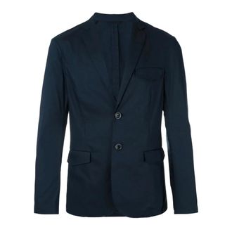 Emporio Armani Revers Contrasto Blazer - - Jackets - Herren - Blau - XL