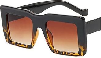 Generic Lunettes de soleil carrées rétro 2025 pour homme et femme pour lextérieur (couleur : D, taille : 1)