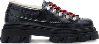 Ganni Stiefel - Black Boots With Rugged Lug Sole - Gr. 36 (EU) - in Schwarz - f&uuml;r Damen