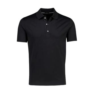 Paul & Shark Homme, Tops, Noir, Taille: XL Polo en jersey de coton double merceris&eacute;